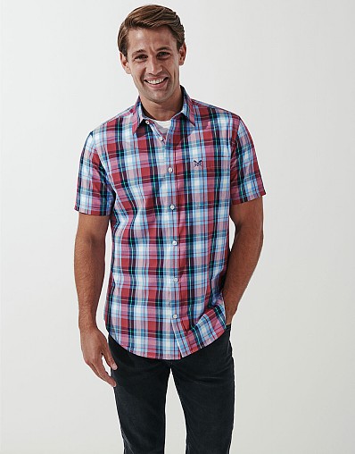 Men's Crew Slim Micro Stripe Shirt from Crew Clothing Company