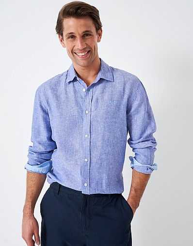 Men's Crew Slim Micro Stripe Shirt from Crew Clothing Company
